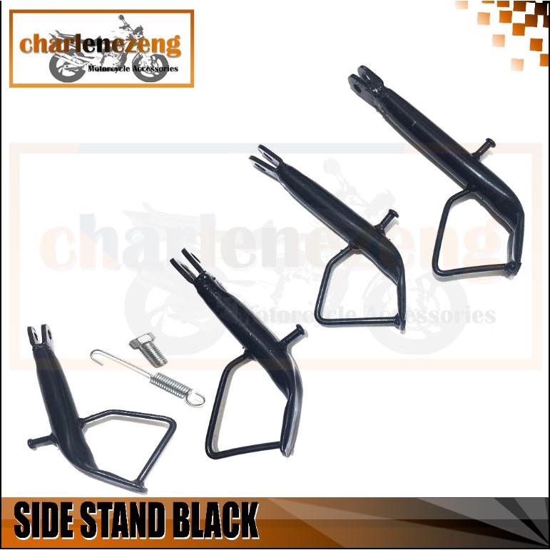 (18CM/21CM) UNIVERSAL SIDE STAND BLACK FOR MOTORCYCLECOD | Shopee ...