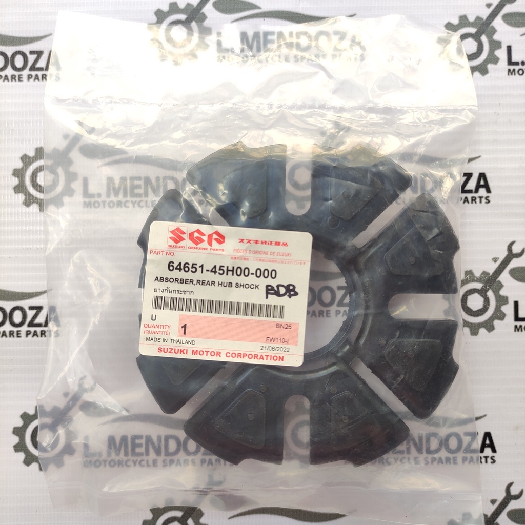 Suzuki Smash FW 110 SGP Rear Hub Shock Absorber Rubber Damper Genuine ...