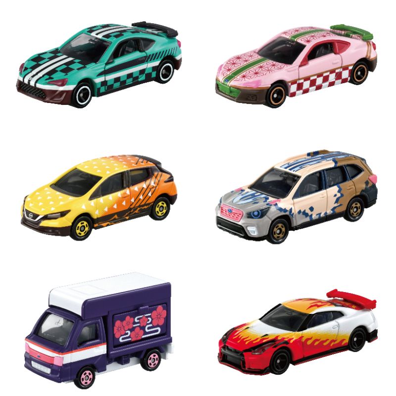 Demon Slayer Takara Tomy: Toyota 86 Tanjiro, Subaru BRZ Nezuko, Nissan ...