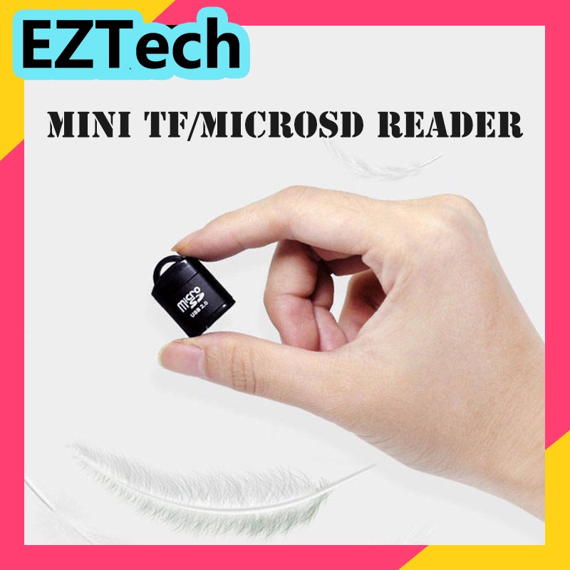 EZTECH mini TF reader TF microSD memory card reader | Shopee Philippines