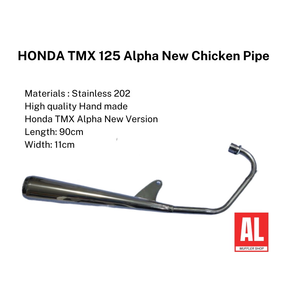 HONDA TMX 125 Alpha New Chicken Pipe / TMX125 Alpha New Chicken Pipe ...
