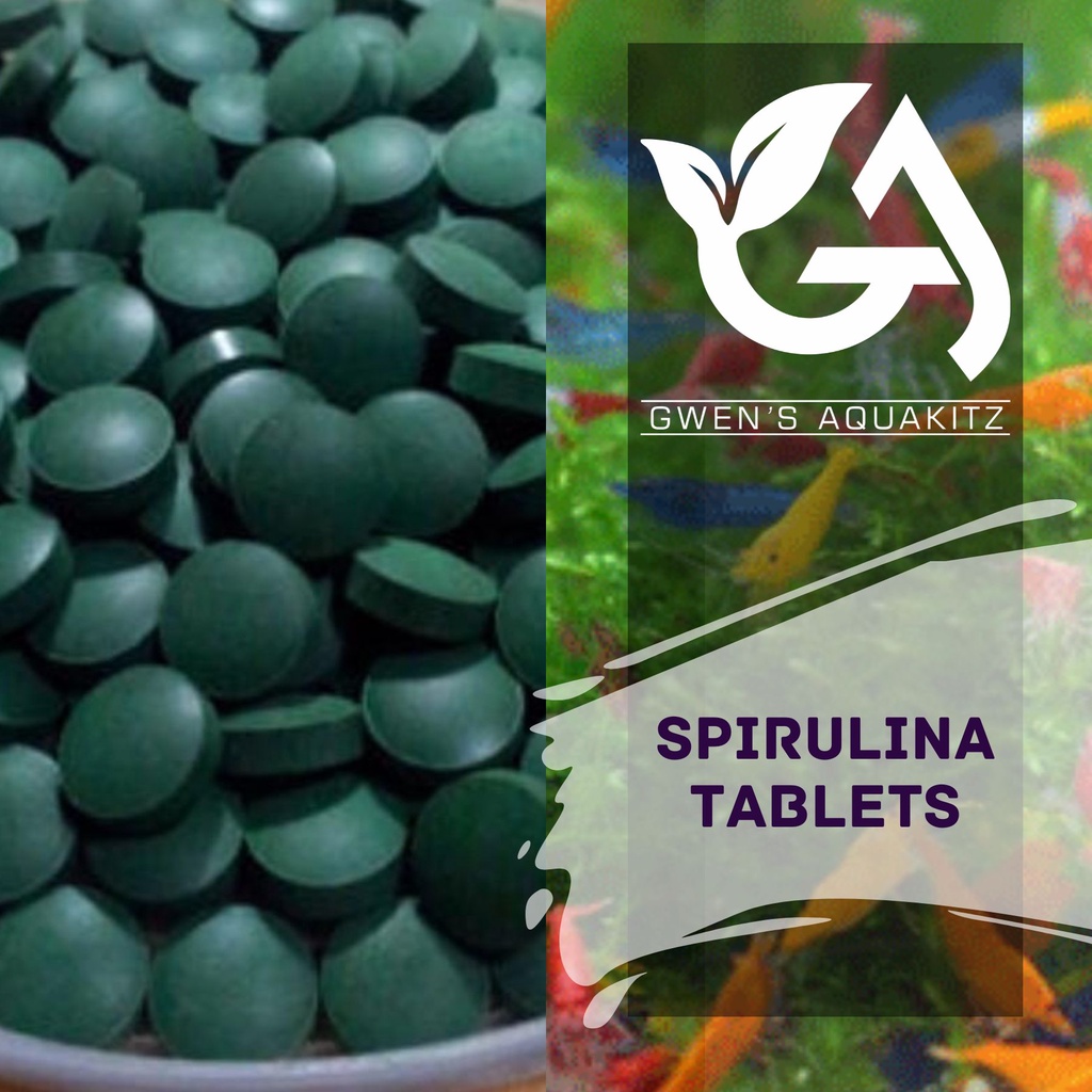 SPIRULINA TABLETS – Premium Algae Food for Aquarium Fish, Shrimp, Snails & Bottom Feeders ...