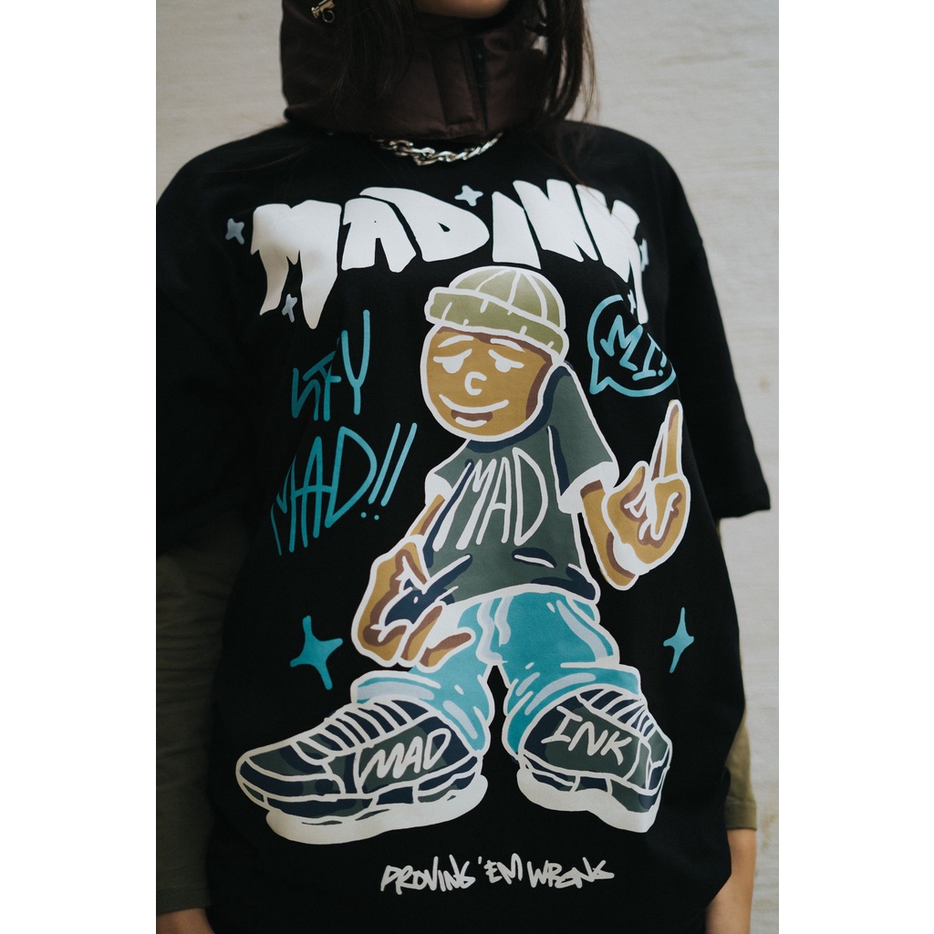 (Official New Store) MAD INK LVL03 "PROVING EM WRONG" TEE | Shopee ...