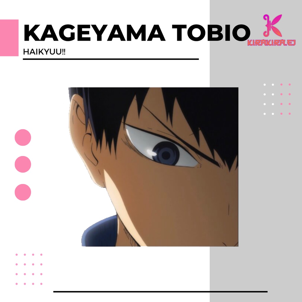 STICKER Kageyama Tobio Sticker | Haikyuu | Water Proof Vinyl Anime ...