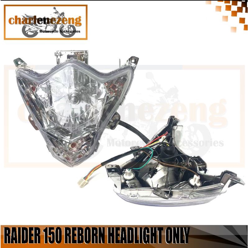 Reborn Raider 150 Headlight LenS Assy Motorcycle COD | Shopee Philippines