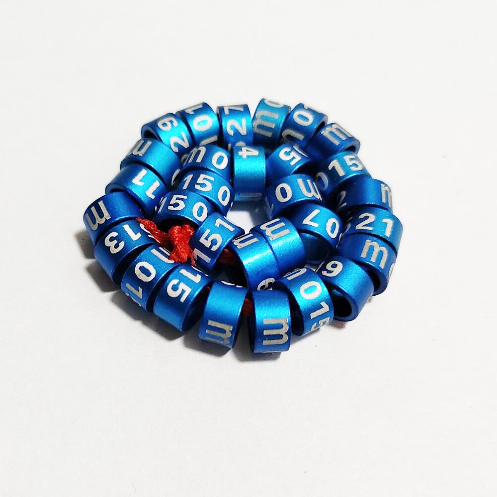 30 pcs/10 pcs 5mm Birds Foot Ring African Love Birds Straight Aluminum ...