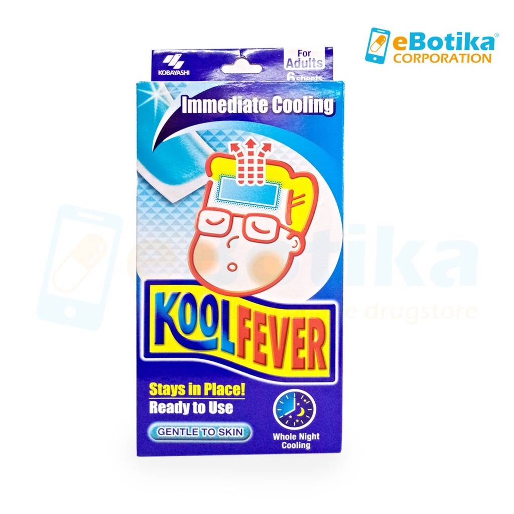 Kool Fever Adult 6sheets | Shopee Philippines