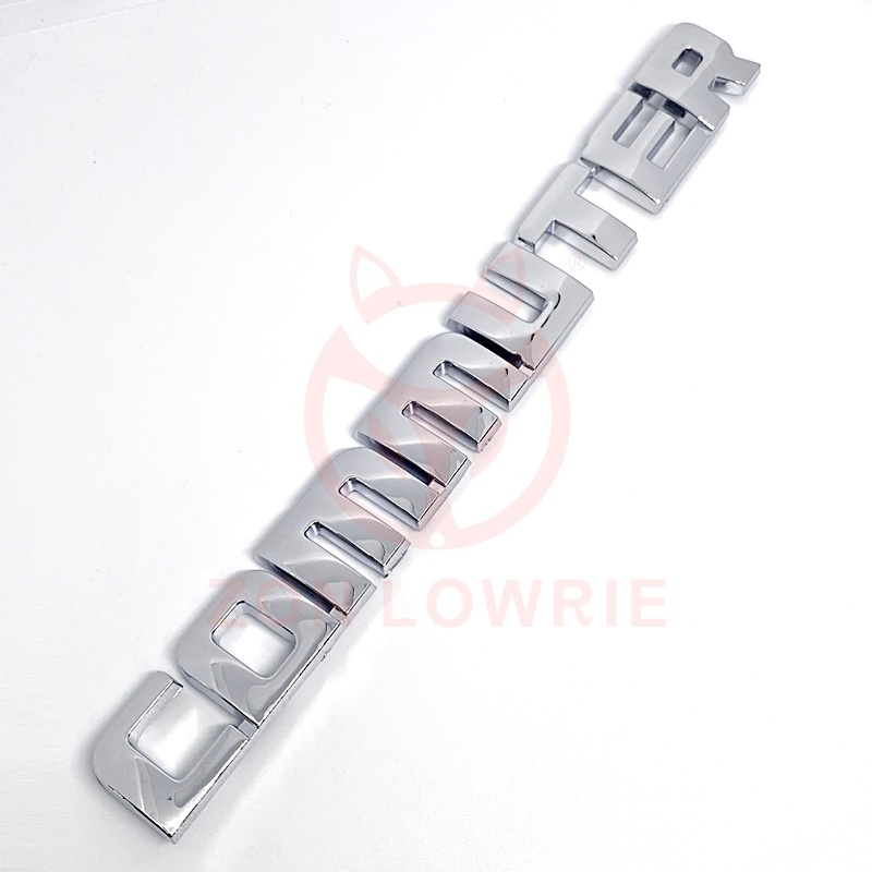 1 x ABS Chrome COMMUTER Letter Car Auto Emblem Badge Sticker Decal ...