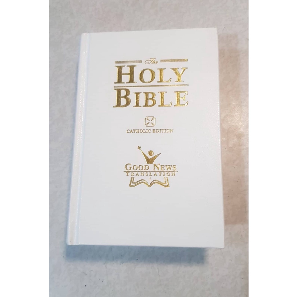 The Holy Bible: GNT, CATHOLIC Edition -Wedding Bible, Hardbound Cover, 6.5x1.5x4.2 Incher ...