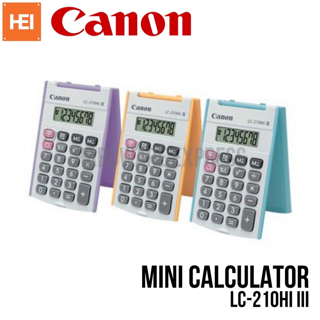 CANON Pocket 8 Digit Calculator LC-210HI III | Shopee Philippines