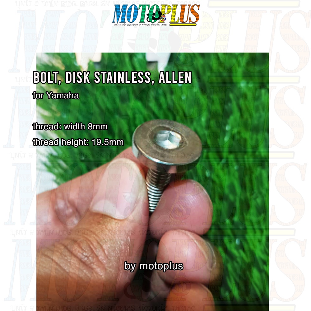 Disk disc bolt stainless s/s Allen for Yamaha all unit Mio Sniper R15 ...