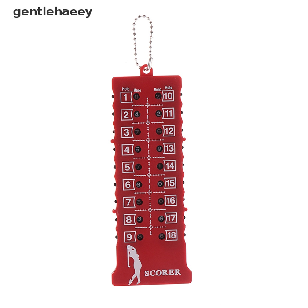 Gent 1Pc 18 Hole Golf Stroke Putt Score Card Counter Score Indicator ...