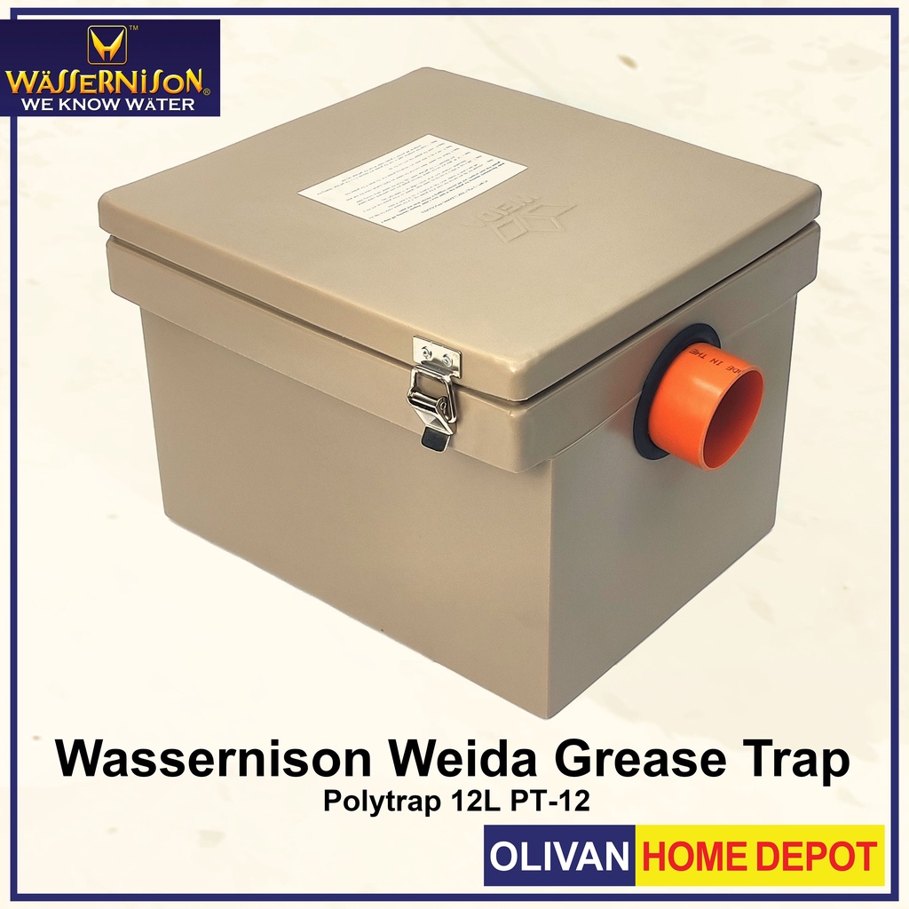 WASSERNISON Weida Grease Trap Polytrap 12, 18, and 28 Liters | Shopee ...