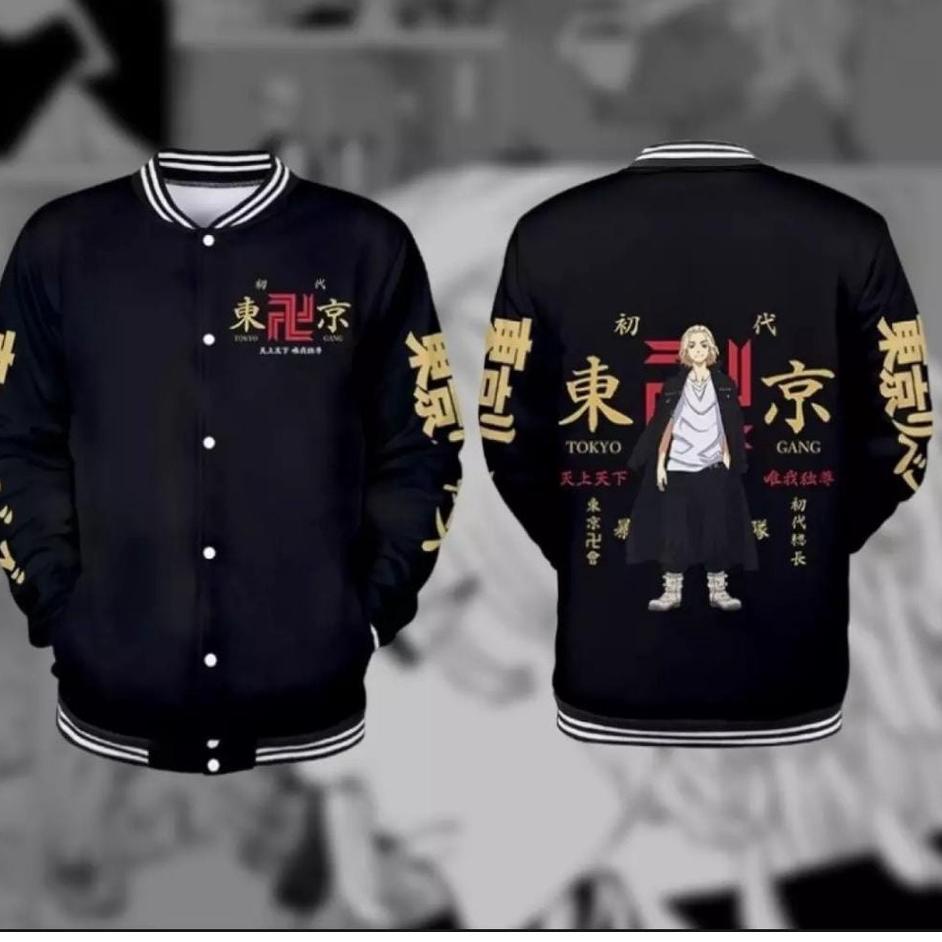 QAR.22Oc22ј - Men's Jacket - Tokyo Revengers Varsity Jacket - Anime ...