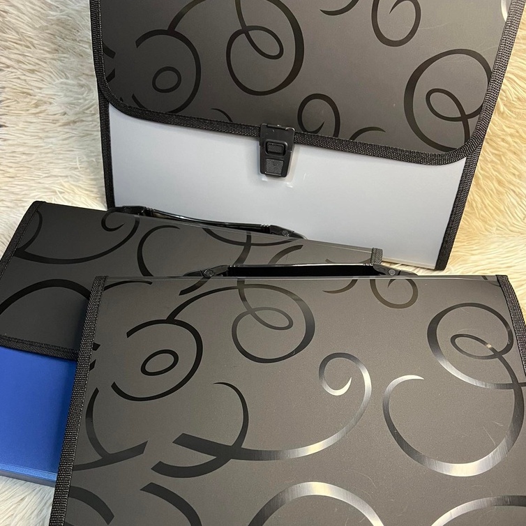 Mrs Bee 12 Pockets Expandable Filling Case Envelope Organizer with ...