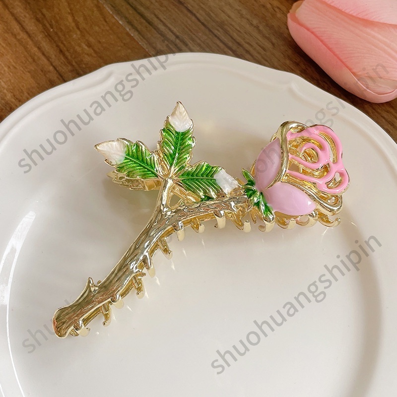 Japan Korea New Style Sweet Cute Tulip Flower Temperament Elegant Metal ...
