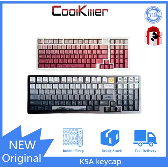CoolKiller Dye Sublimation Keyboard Keycaps Mechanical KSA Height ...