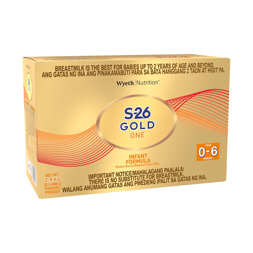 S-26 GOLD® ONE 2.4kg for 0-6 Months Old Infant Formula | Shopee Philippines