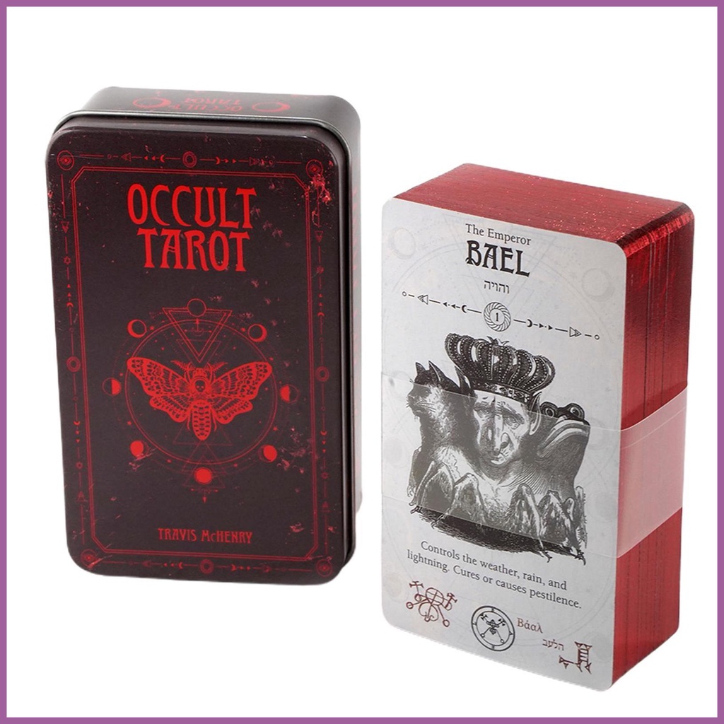 Deck Occult Tarots Fate Game Full English Oracle Cards Mysterious ...