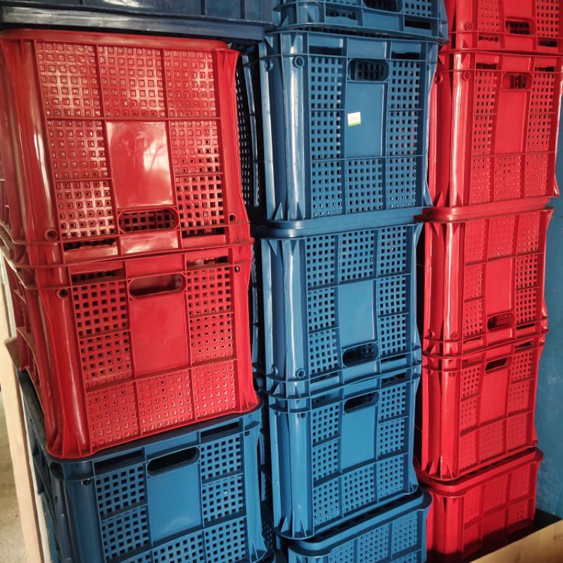 Heavy duty Plastic Crates, Plastic Storage, office and home organizer ...