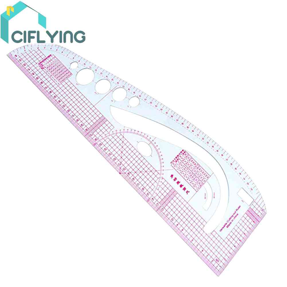 1pc 45x13cm Soft Plastic Curve Ruler Drawing Tailor Ruler DIY Sewing ...