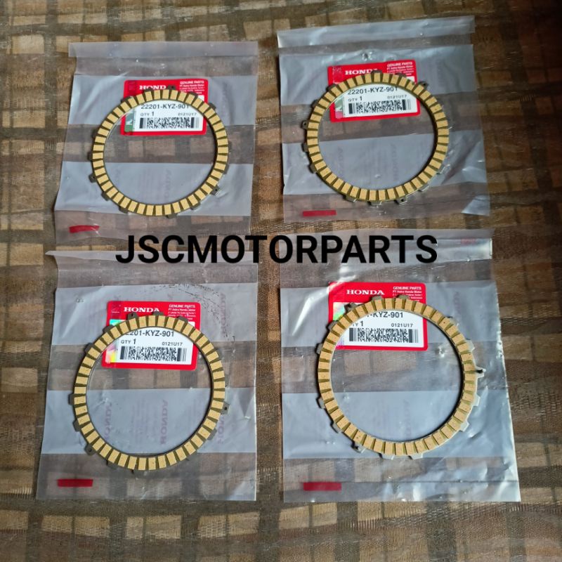 GENUINE XRM125 FI / RS125 FI CLUTCH LINING SET (4PCS) | Shopee Philippines