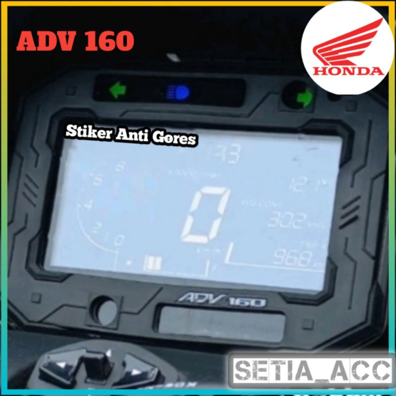 Anti-scratch Speedometer ADV 160 Premium Rubber Sticker | Shopee ...