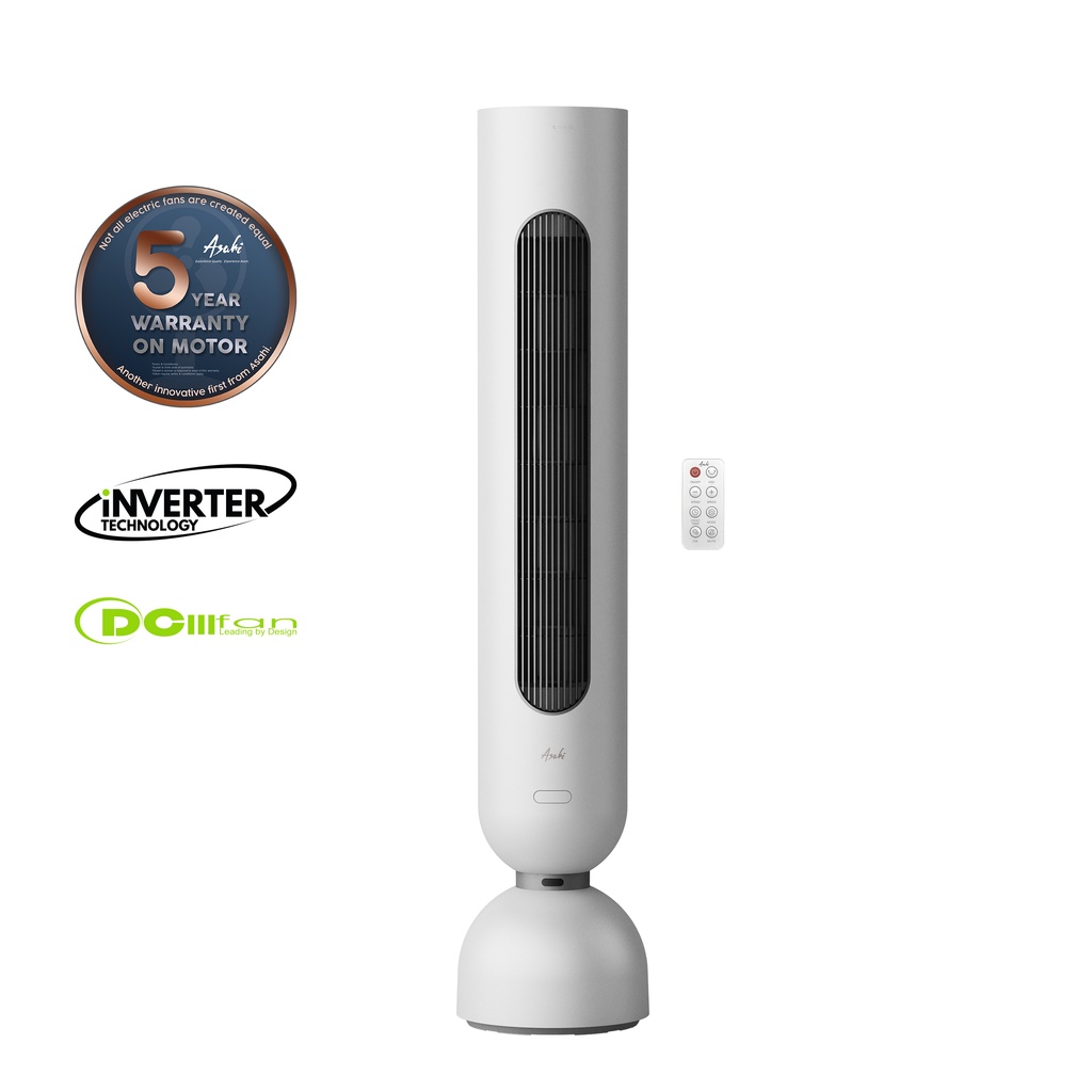 Asahi TF 007 DC Inverter Tower Fan | Shopee Philippines