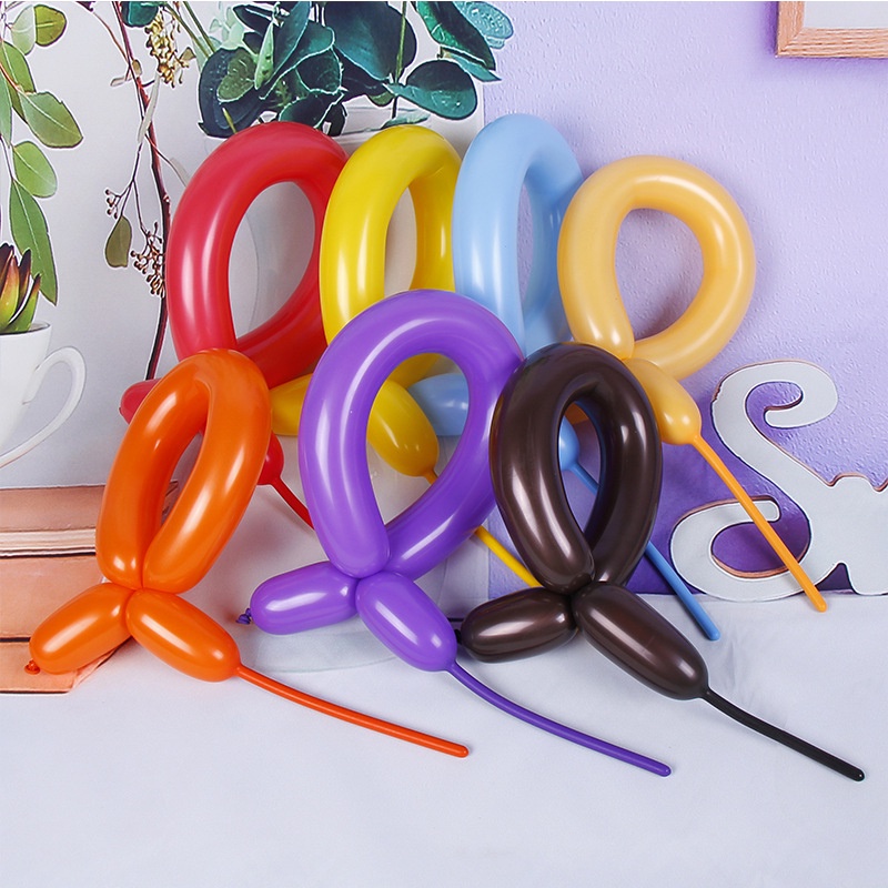 20pcs Magic Balloons Matte Long Balloon Latex Balloons Party ...