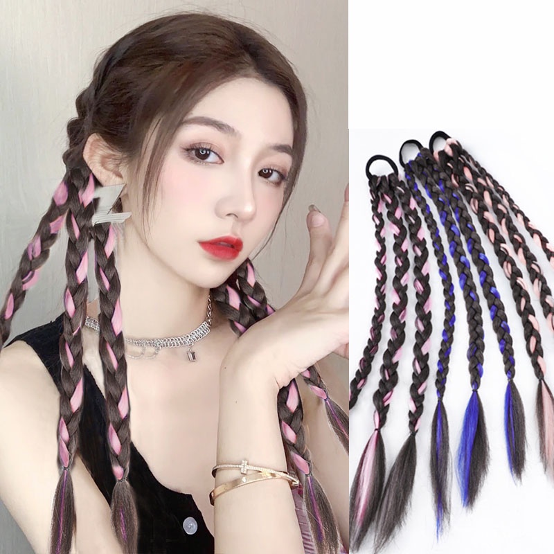 Boxing braids wig ponytail women's twist braids | Shopee Philippines