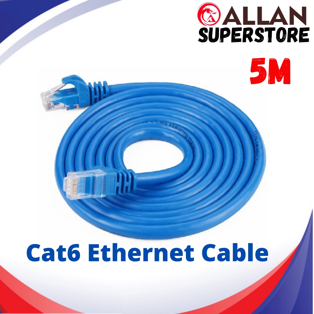Allan Superstore CAT6 Indoor Cable 5M RJ45 Ethernet Cable Lan Cable ...