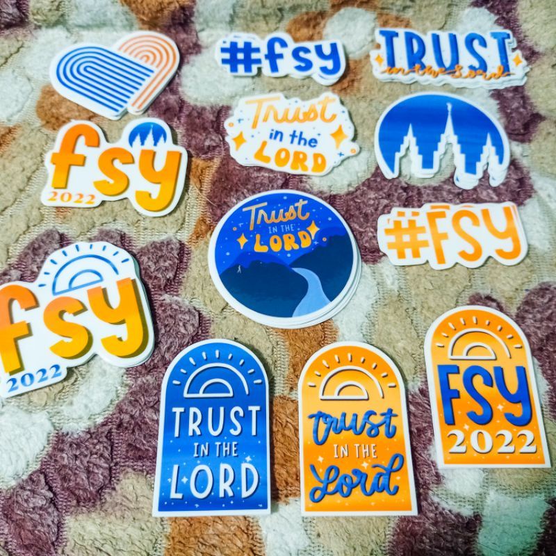 LDS merch: FSY 2019 and FSY 2022 vinyl waterproof LDS stickers | Shopee ...