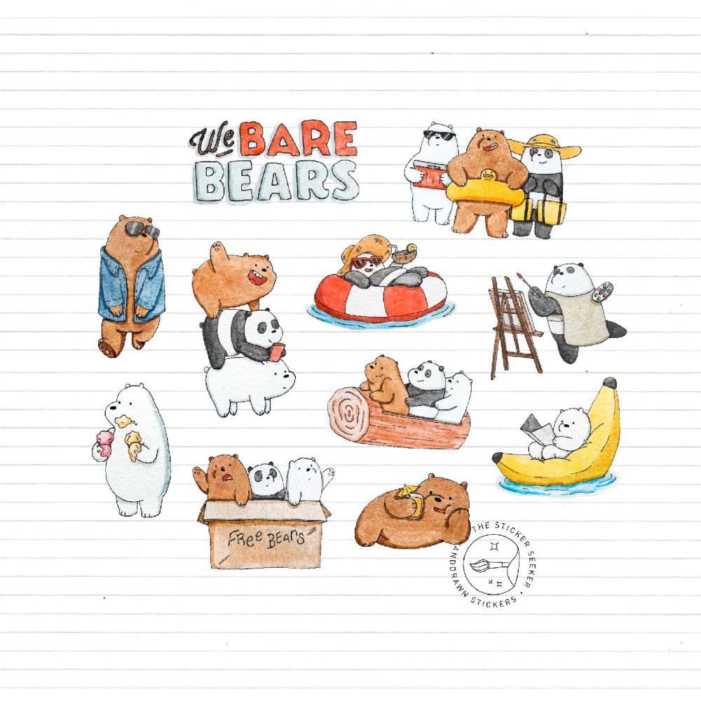 THE STICKER SEEKER TV Show & Movies Sticker Pack Die Cut Sticker ...