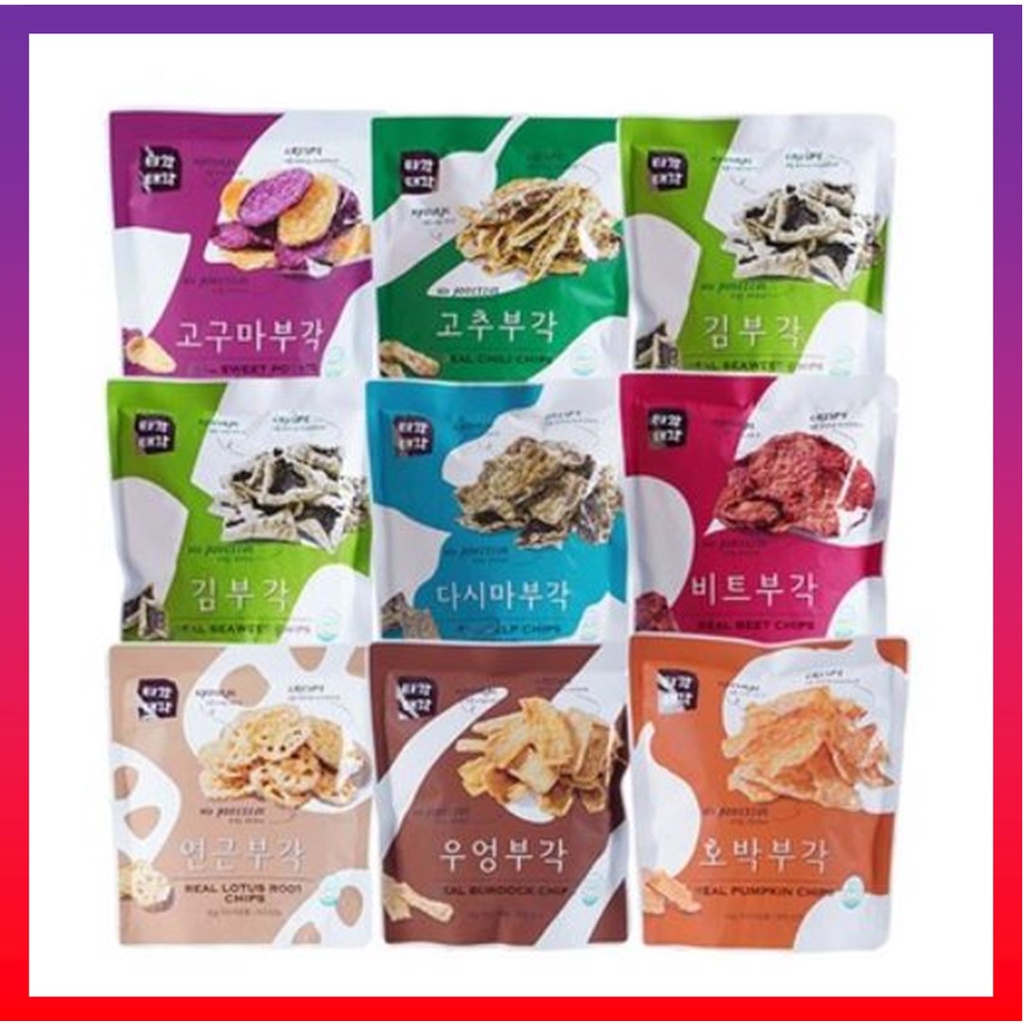 [ Bugak ] Korean traditional crispy chips : vegetable bugak | Shopee ...