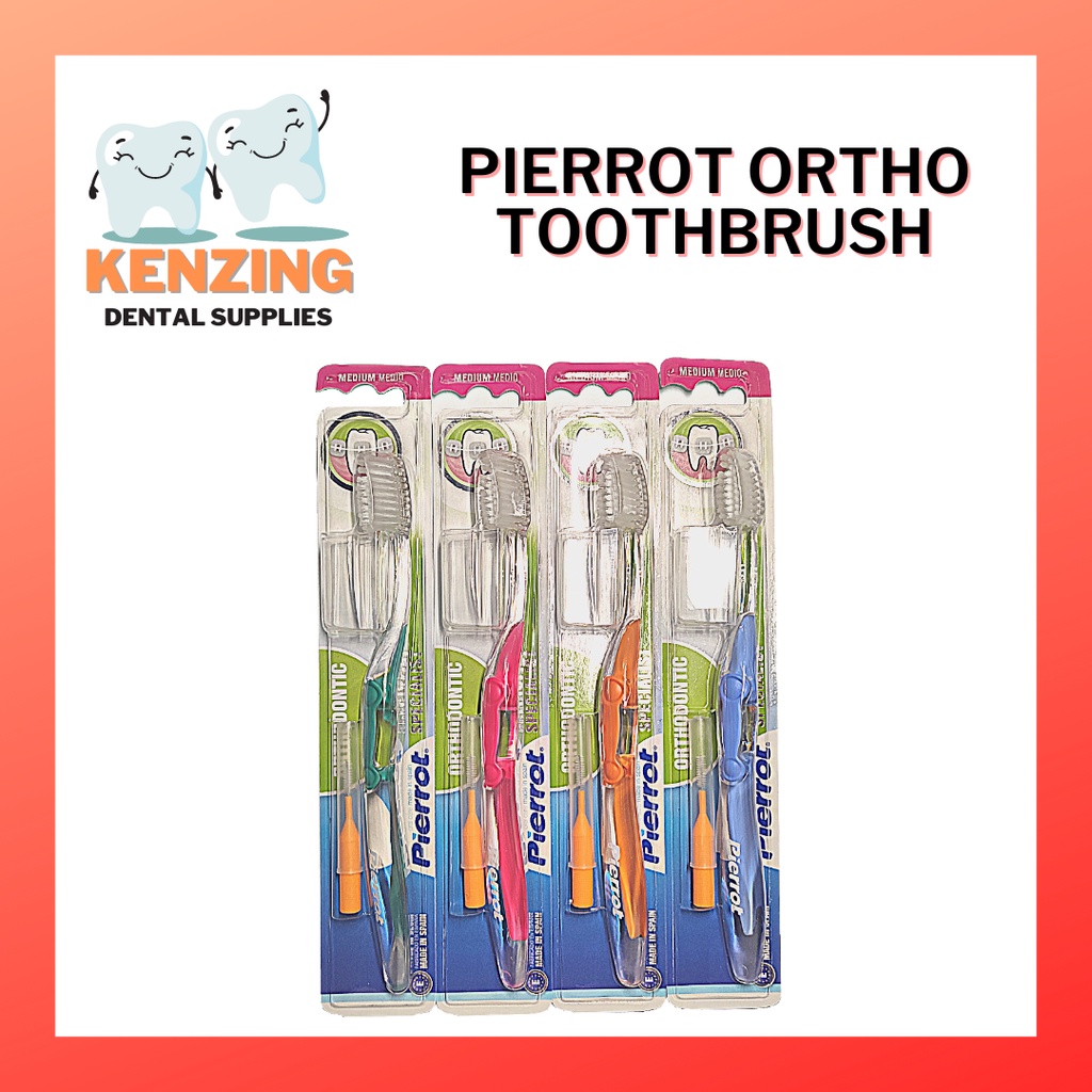 Pierrot Orthodontic Toothbrush with Interdental sold per piece | Shopee ...