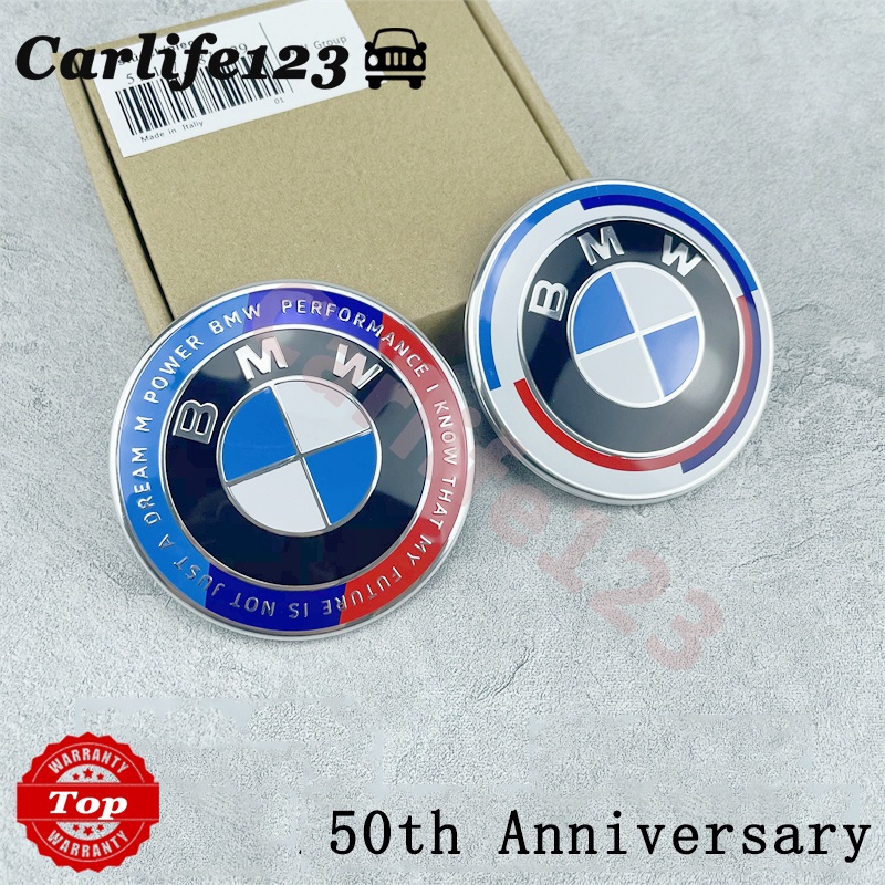 BMW 50th Anniversary Limited Edition Logo Emblem Front Hood & Rear ...
