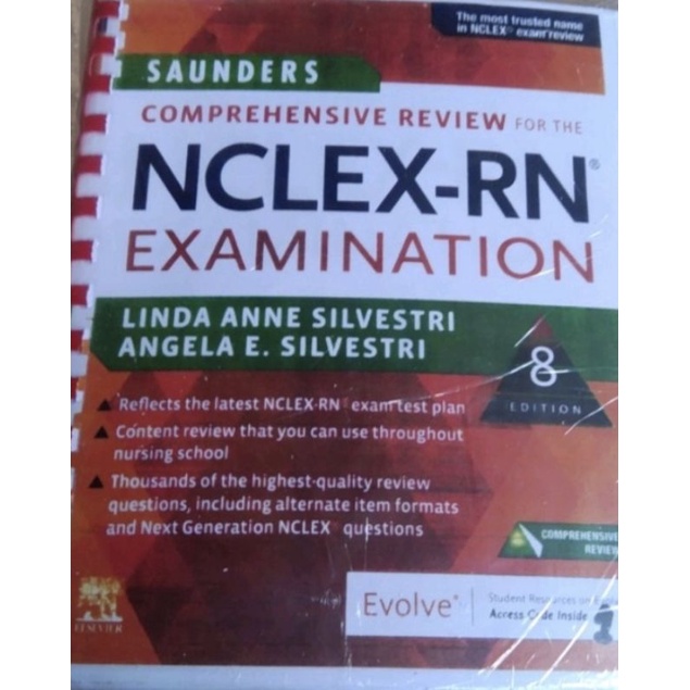 COMPREHENSIVE REVIEW NCLEX-RN EXAMINATION 8 EDITION | Shopee Philippines