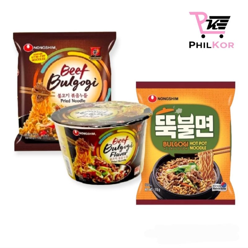 Nongshim Beef Bulgogi Stir Fry / Hot Pot Ramen | Shopee Philippines
