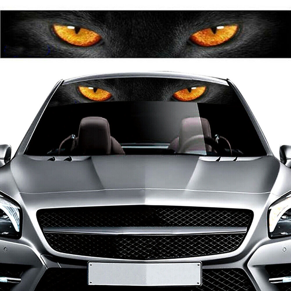 54*8In Car Front Windshield Window Vinyl Banner Decal Sticker Horror ...