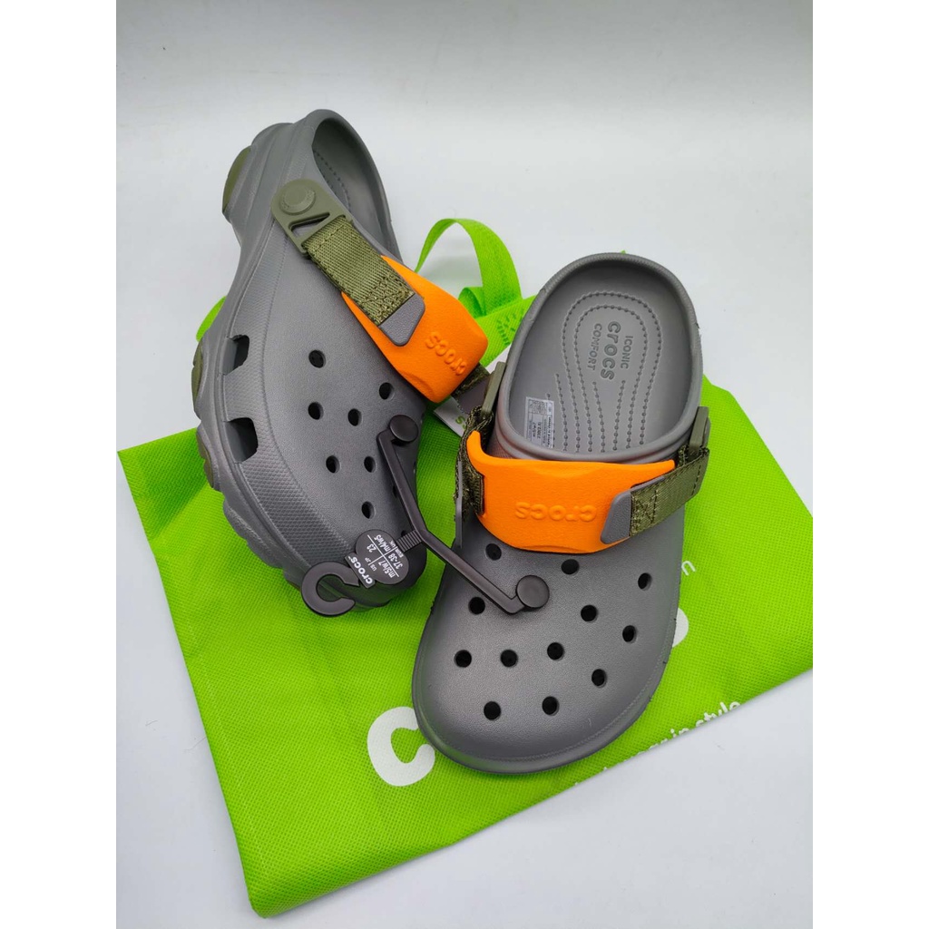 Crocs Terrain classic clog sandals for man woman with ecobag | Shopee ...