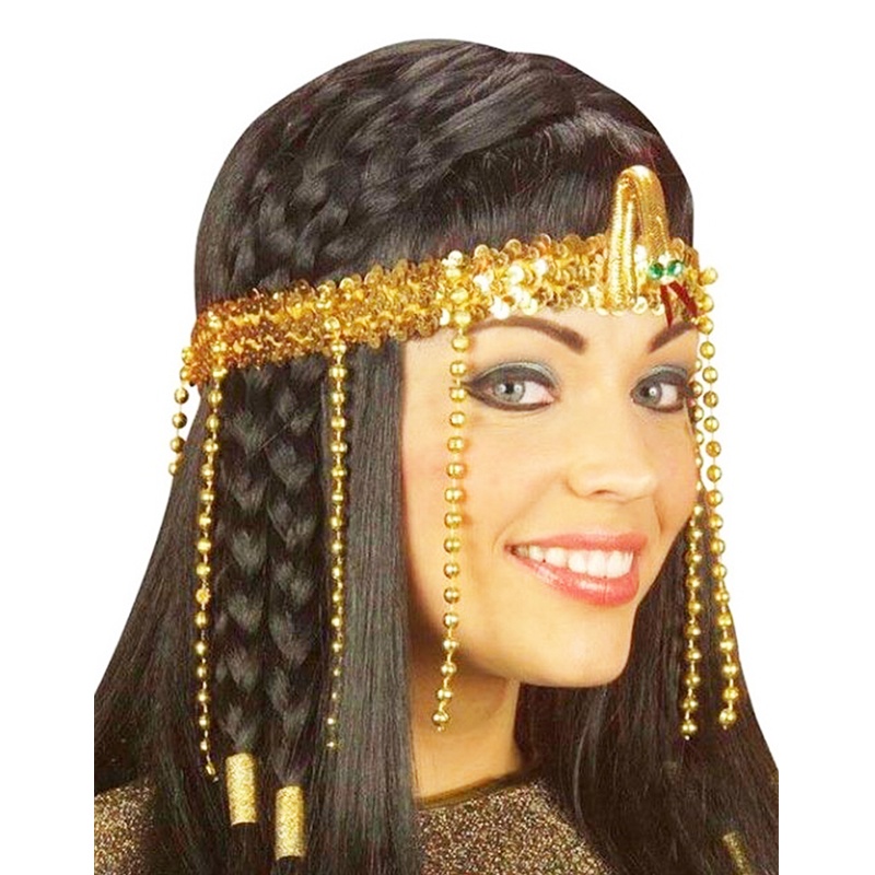 Egypt Queen Snake Headpiece Cleopatra Costume Headband With Sequins ...