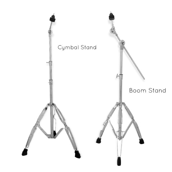 Quality Straight Cymbal Stand / Boom Stand Double Braced Support ...