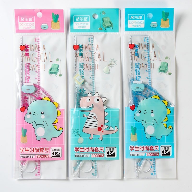 Set of 4 rulers for children 20 cm | Shopee Philippines