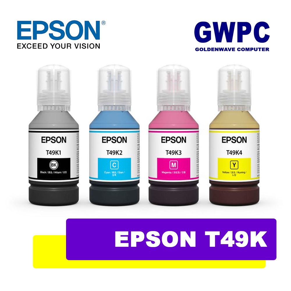 Epson T49K Ink Original Bottle for T3130X | Shopee Philippines