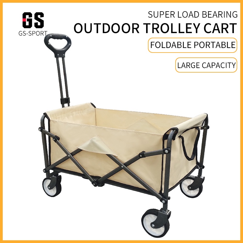 trolley carts foldable Outdoor utility wagon Beach Garden Camping ...