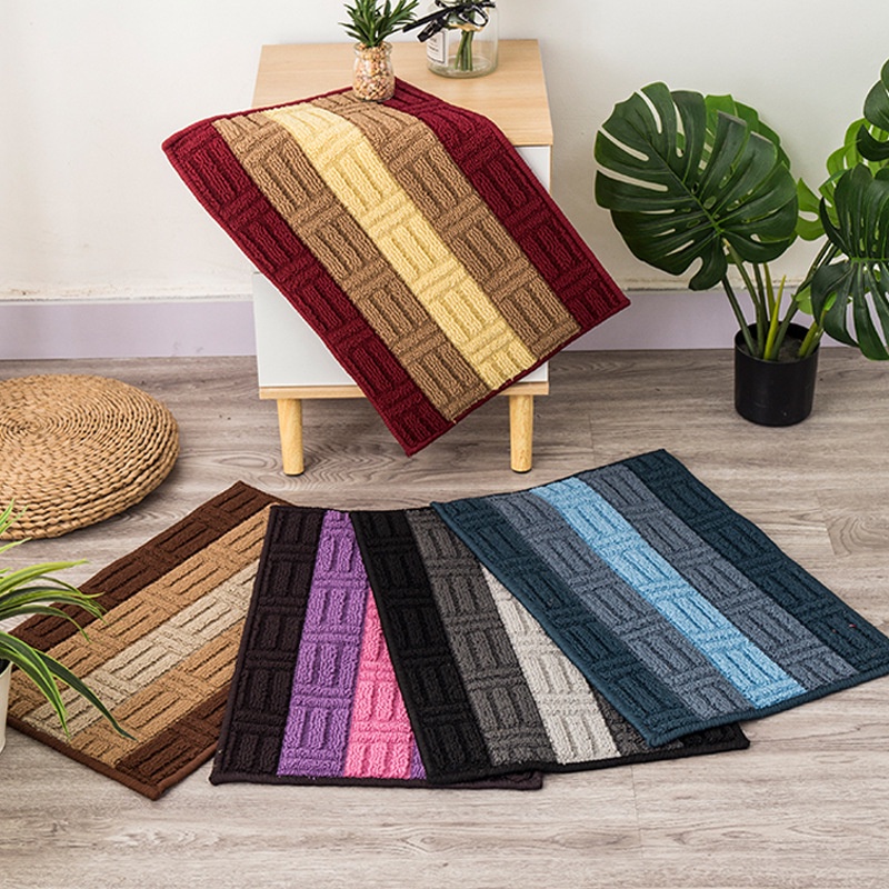 HS Doormat Floor Mat Anti-Slip High Quality Mat 40*60 cm | Shopee ...