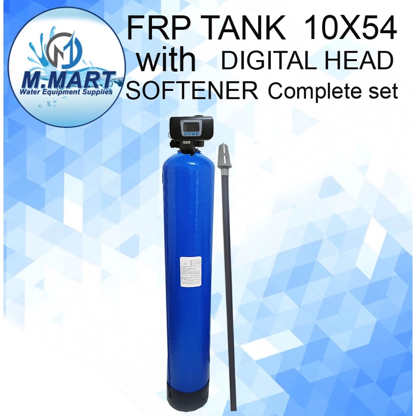 FRP TANK 10x54 With DIGITAL / AUTOMATIC head (softener or Valve ...
