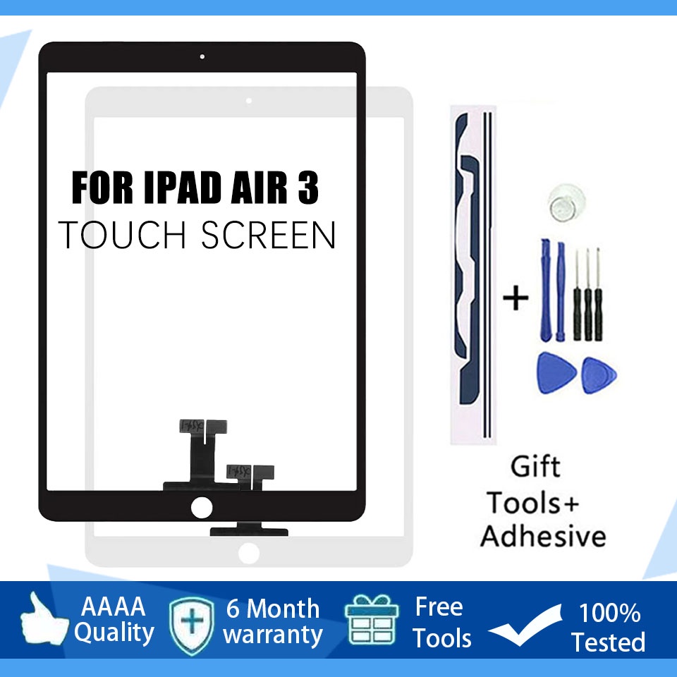 New For iPad Air3 Air 3 2019 A2153 A2152 A2123 LCD Display Outer Touch Screen Front Digitizer ...