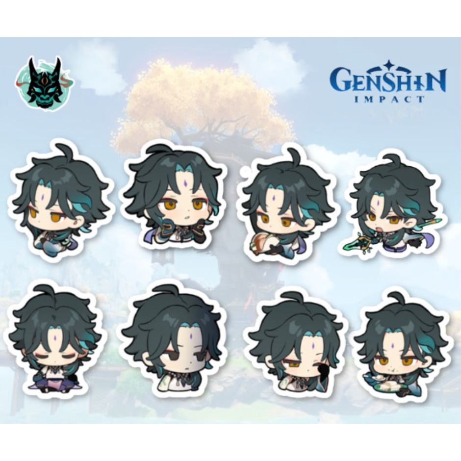 GENSHIN IMPACT SPECIALTY STICKERS | ASSORTEDPACK | XIAO | Shopee ...