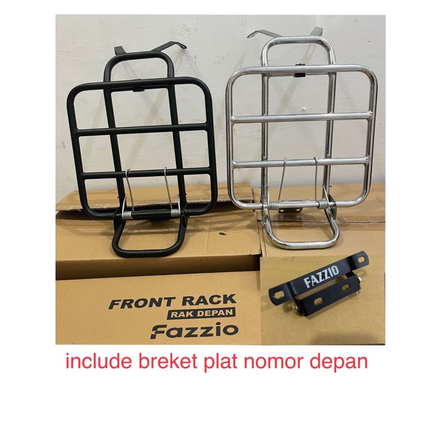 Yamaha fazzio Hybrid Connected front rack fazzio front rack | Shopee ...